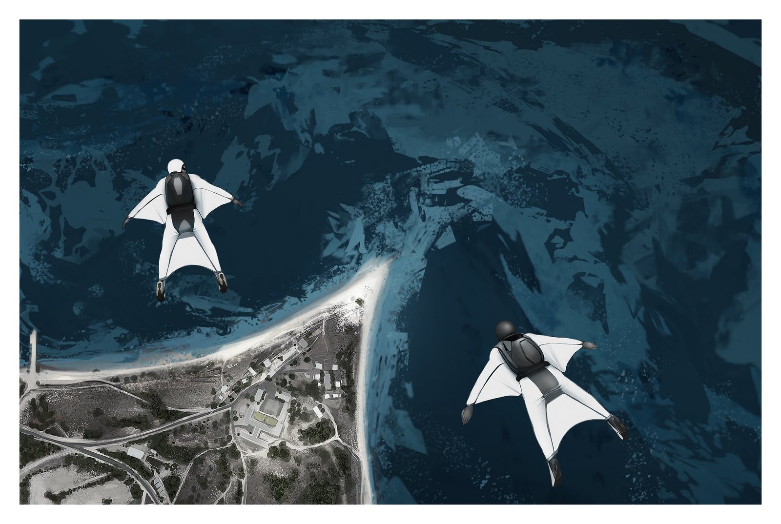 L'incroyable et dangereux exploit d'Alexander Polli en wingsuit