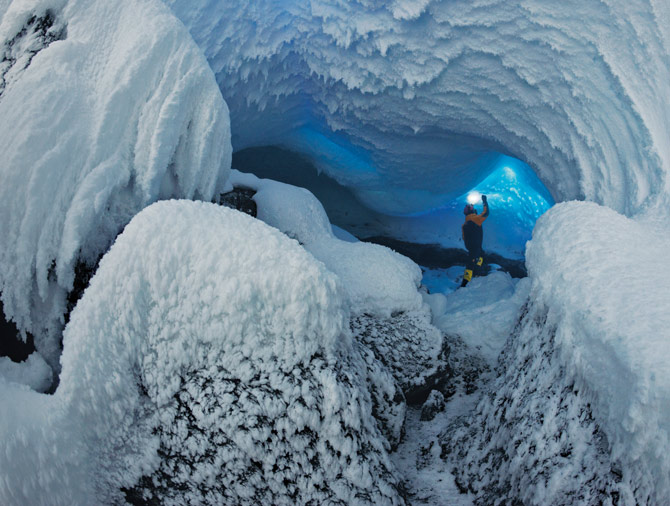 Mont Erebus : un volcan actif dans l'Antarctique