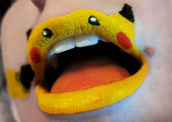 Découvrez des mouth-paintings très originales