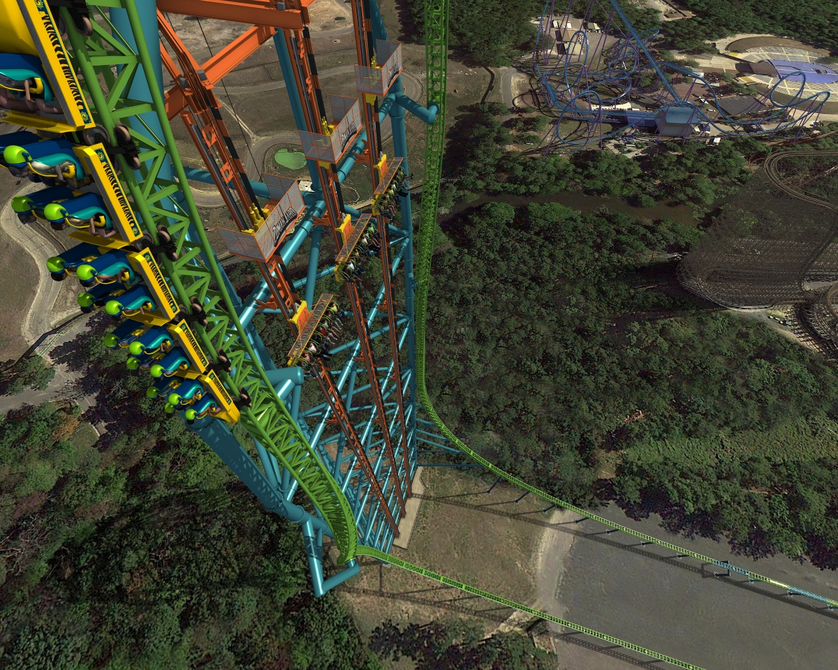 Le Zumanjaro : Drop of Doom, la plus haute attraction du monde ouvre en ...
