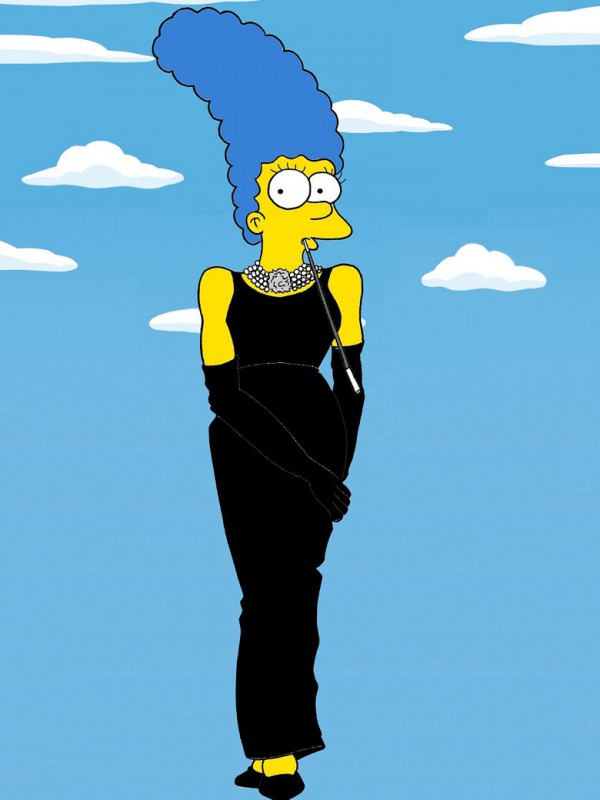 Marge Simpson rivalise avec Marilyn Monroe