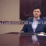 À quoi ressemblerait une conf call dans la vraie vie