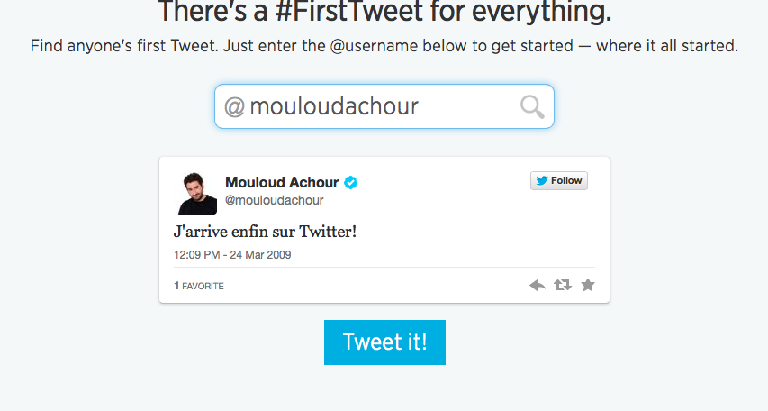 Découvrez les premiers de tweets de vos stars préférées