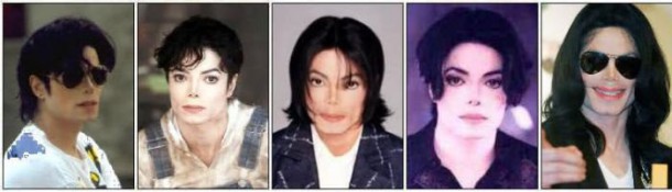 Les étapes de transformation de Michael Jackson