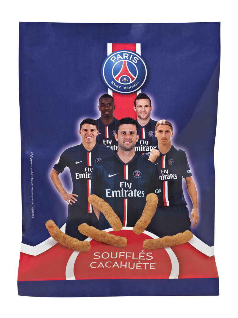 Les snacks aux couleurs du PSG débarquent bientôt dans nos rayons
