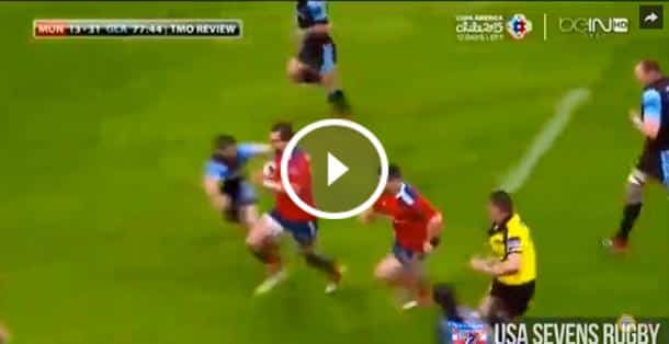 En plein match ce joueur de rugby remet calmement en place son épaule ...