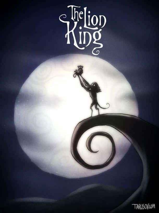 Les grands classiques de Disney revisités façon Tim Burton