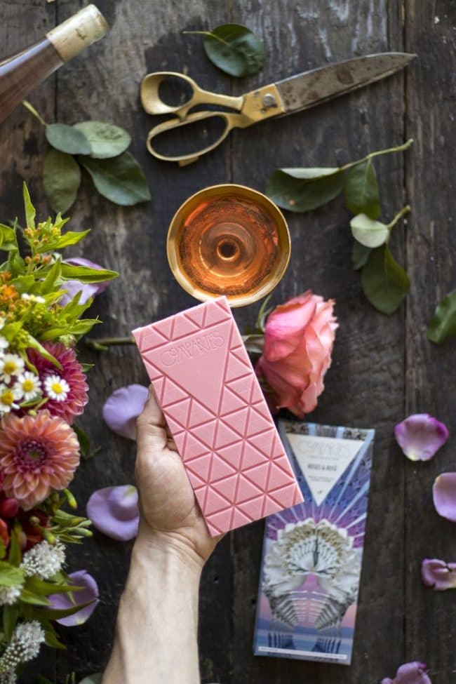 Petite nouveauté dans l'univers des gourmandises : le chocolat au rosé ...