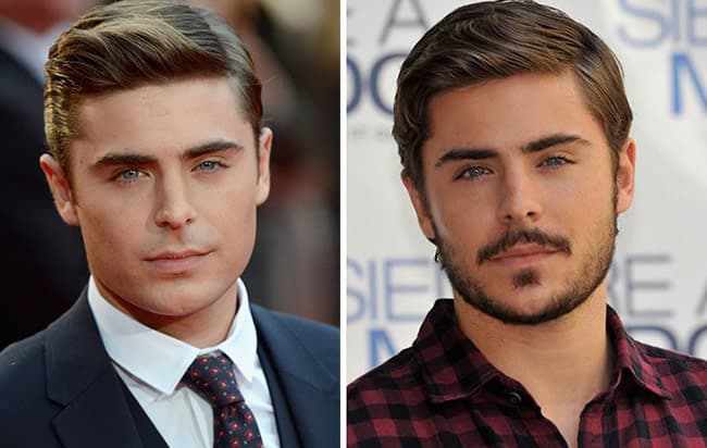 13 photos de célébrités avec et sans barbe qui vont vous laisser sans voix