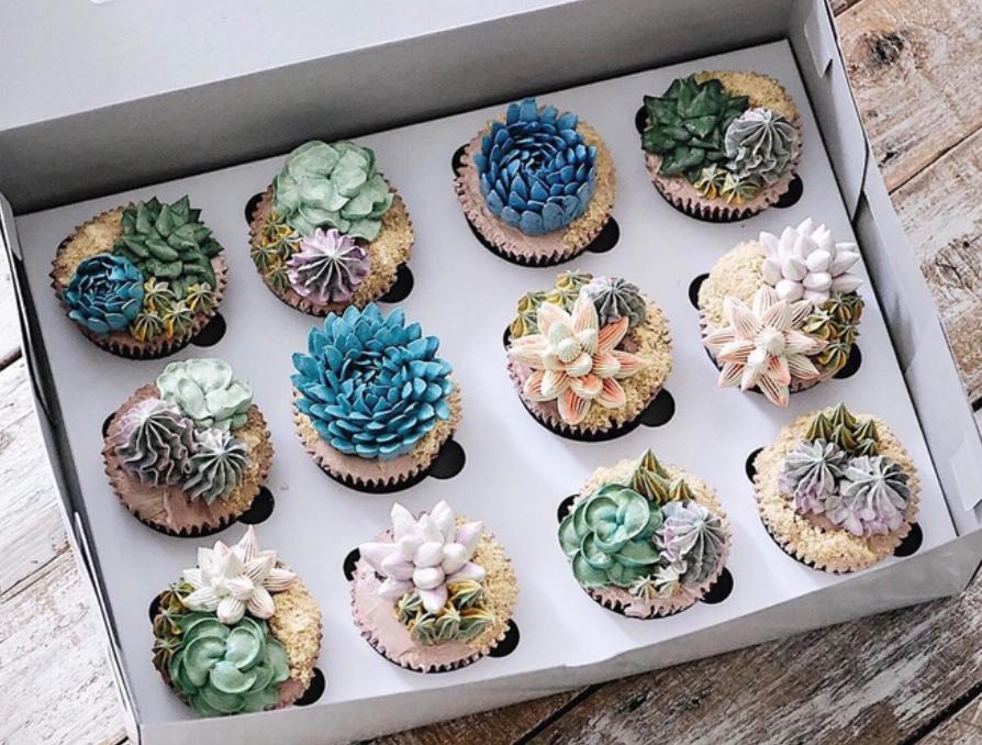 Et si vous dégustiez une part de ce savoureux terrarium cake ? Un ...