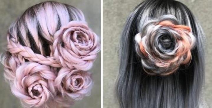 La nouvelle tendance coiffure sur Instagram : les tresses en forme de rose