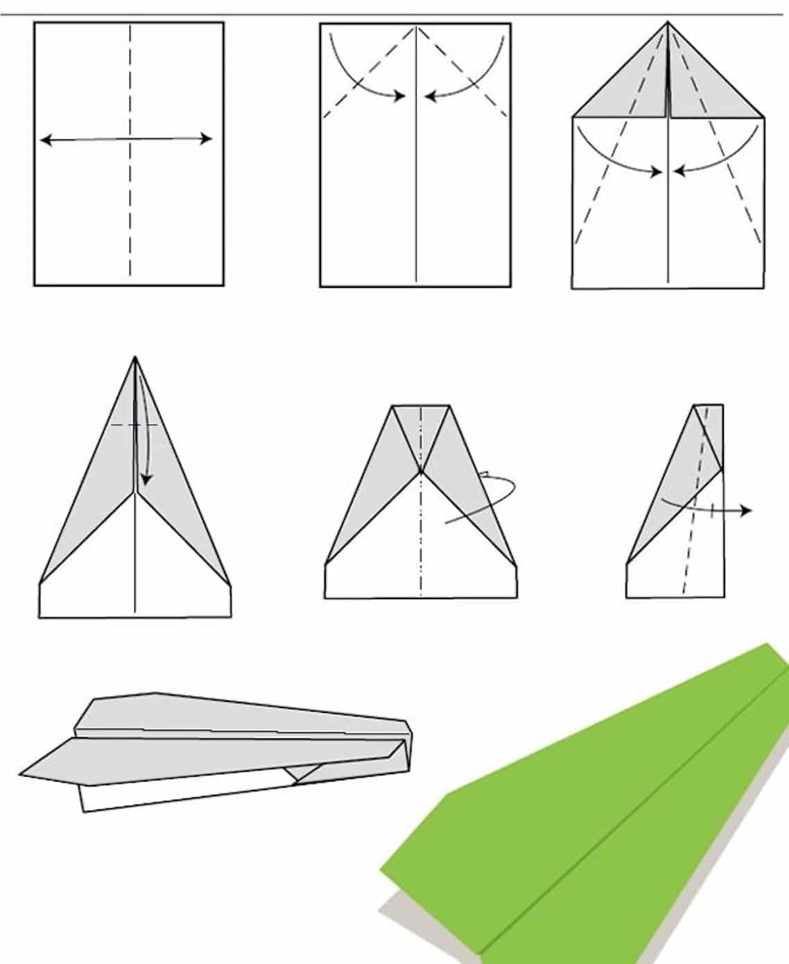 12 tutos de pliages pour réaliser des avions en papier qui volent super ...