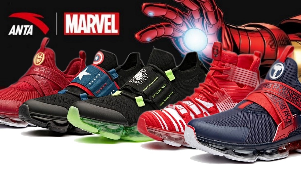 Les sneakers Marvel aux couleurs des Avengers débarquent chez Anta