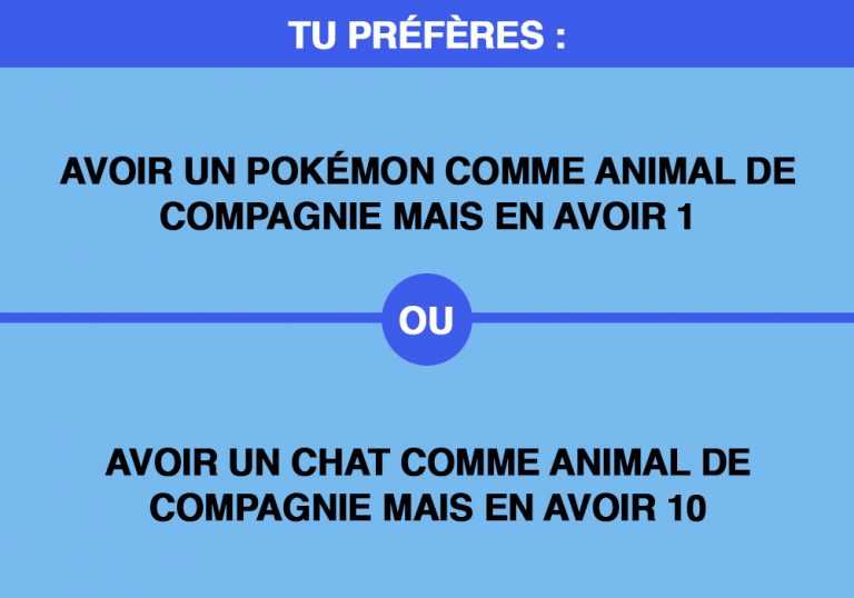 30 meilleurs "Tu préfères" auxquels vous ne pourrez pas répondre