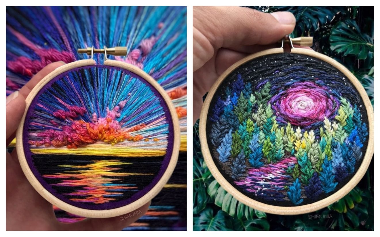 Incroyable : cette artiste utilise du fil pour réaliser ses oeuvres