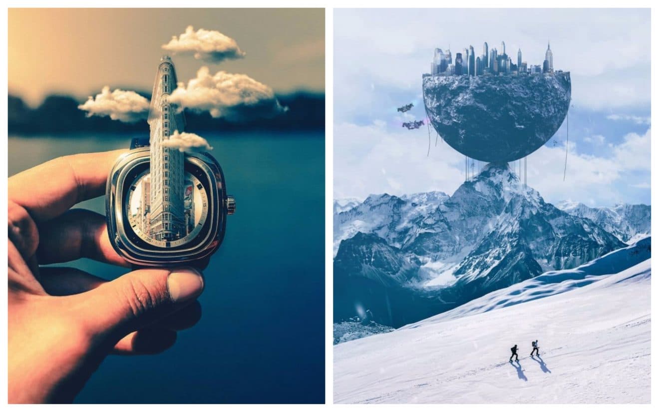 Ce photographe réalise de magnifiques photomontages