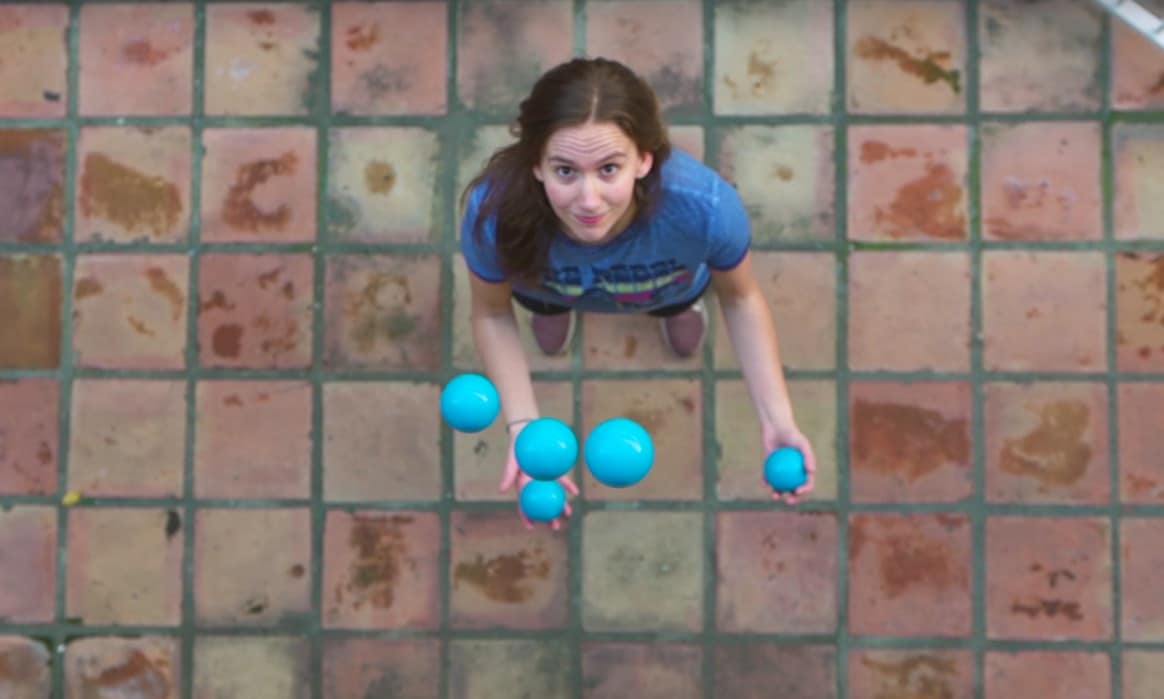 Une vidéo de jonglage comme vous n'en avez jamais vu