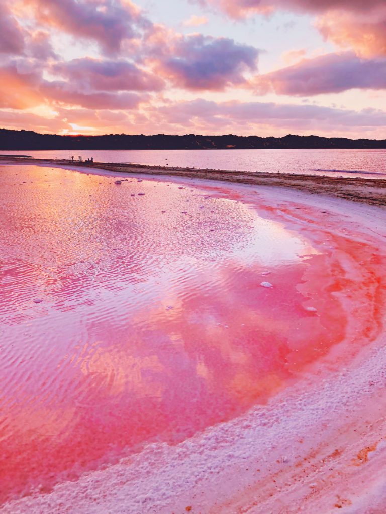 Découvrez les magnifiques photos du lagon de Hutt, un lac rose situé en ...