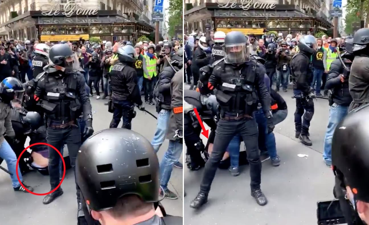 La vidéo qui fait scandale : un policier a t-il introduit sa matraque ...