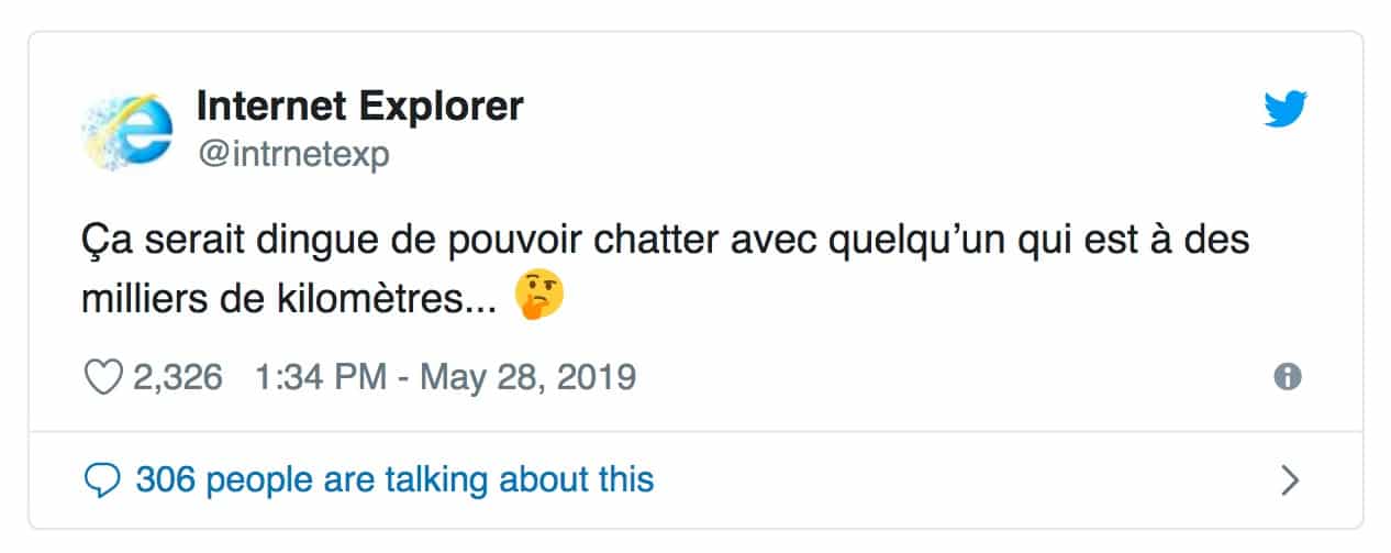 Les 50 meilleurs tweets d'Internet Explorer : ce compte Twitter qui ...