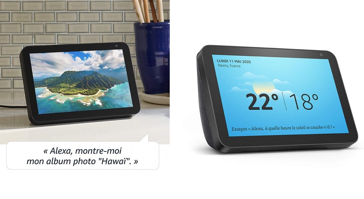 Amazon Alexa : l'Echo Show 8 avec un écran connecté HD débarque en France