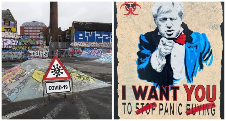 Découvrez ces 40 tags de rue incroyables sur le coronavirus