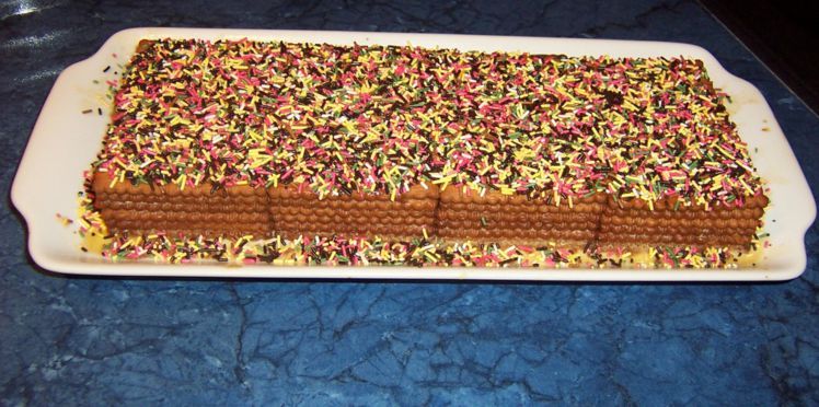 Gâteau aux petits beurres : l’appétissant dessert aux petits biscuits ...