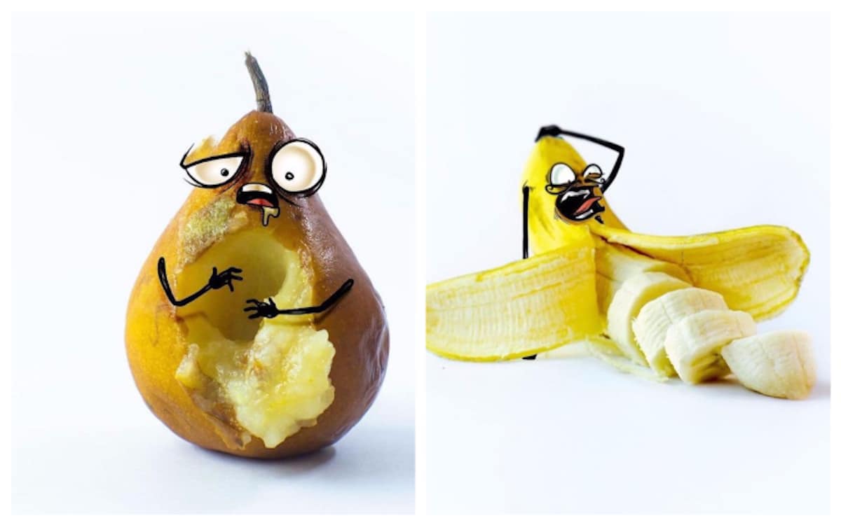 Il donne vie à des fruits en leur donnant des expressions : le résultat ...