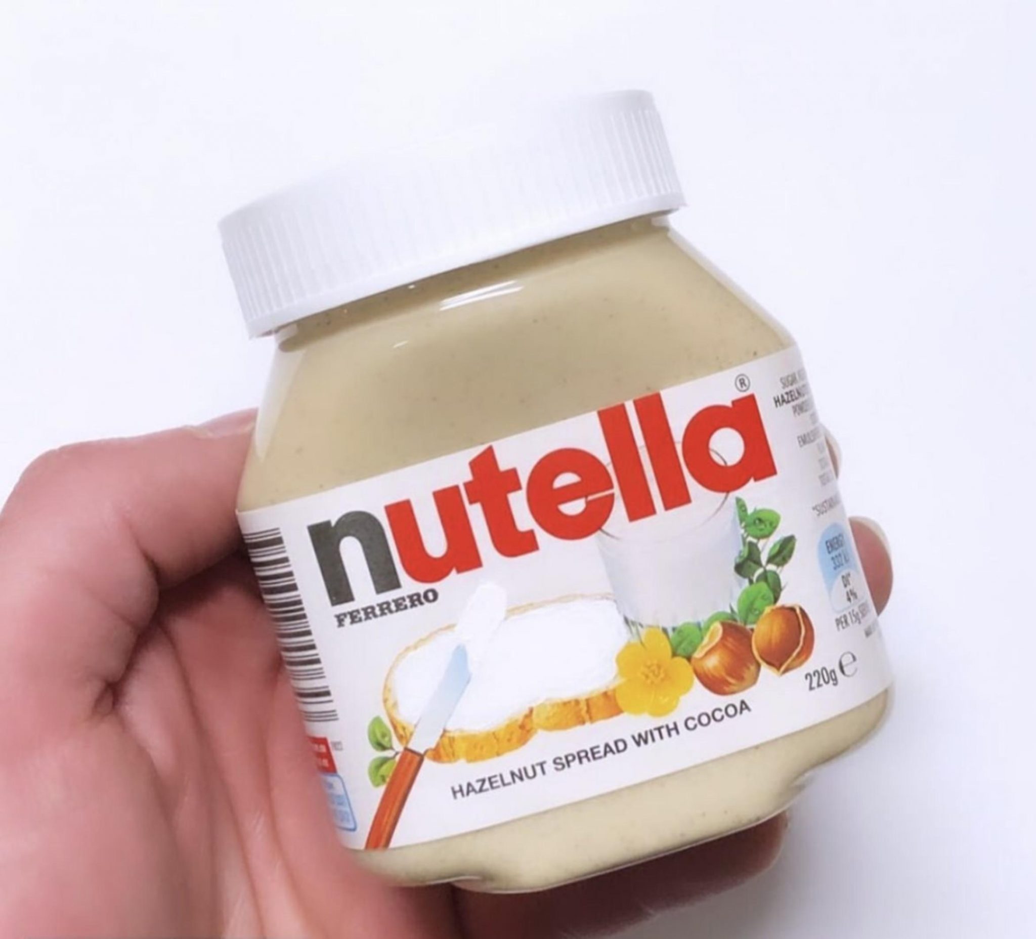Des pots de Nutella au chocolat blanc bientôt en vente ? La photo qui ...