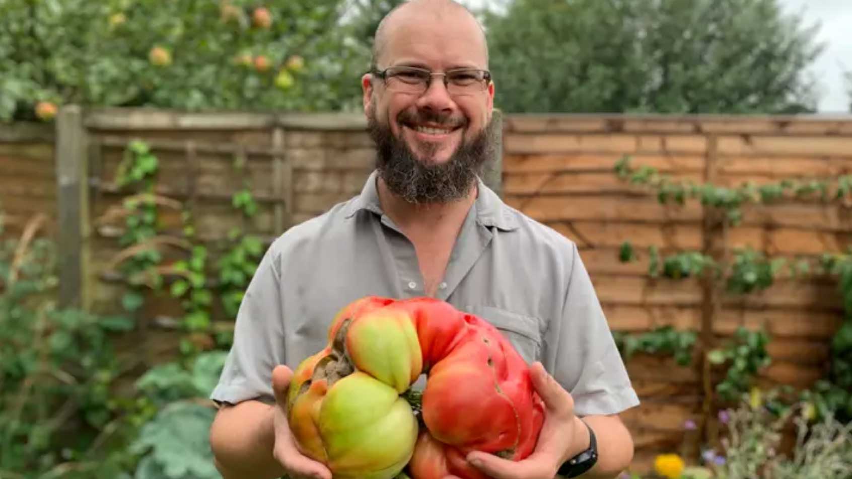 Ce père de famille a cultivé la plus grosse tomate du pays grâce à une ...