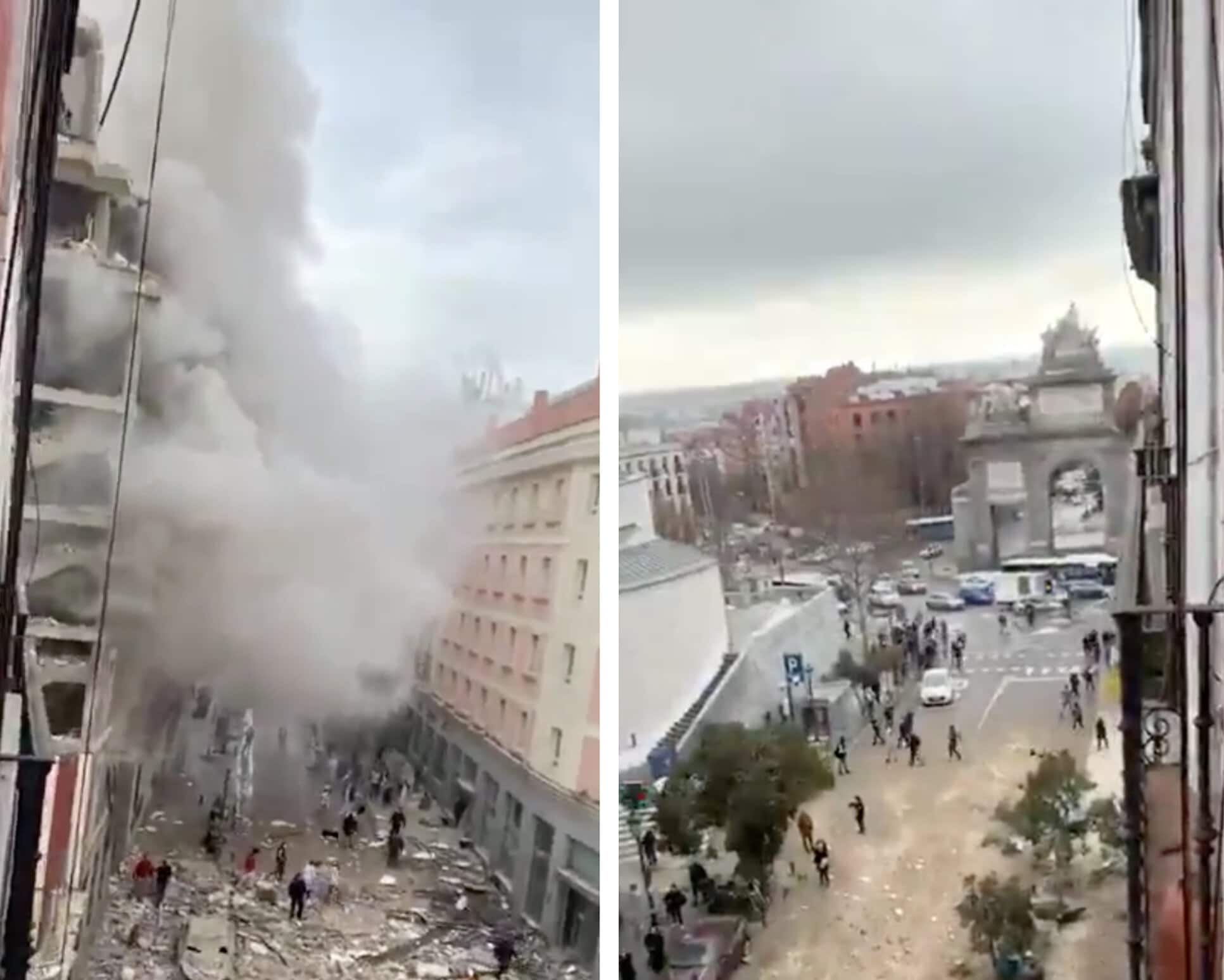 Alerte : Une explosion soudaine a retenti dans les rues de Madrid ...