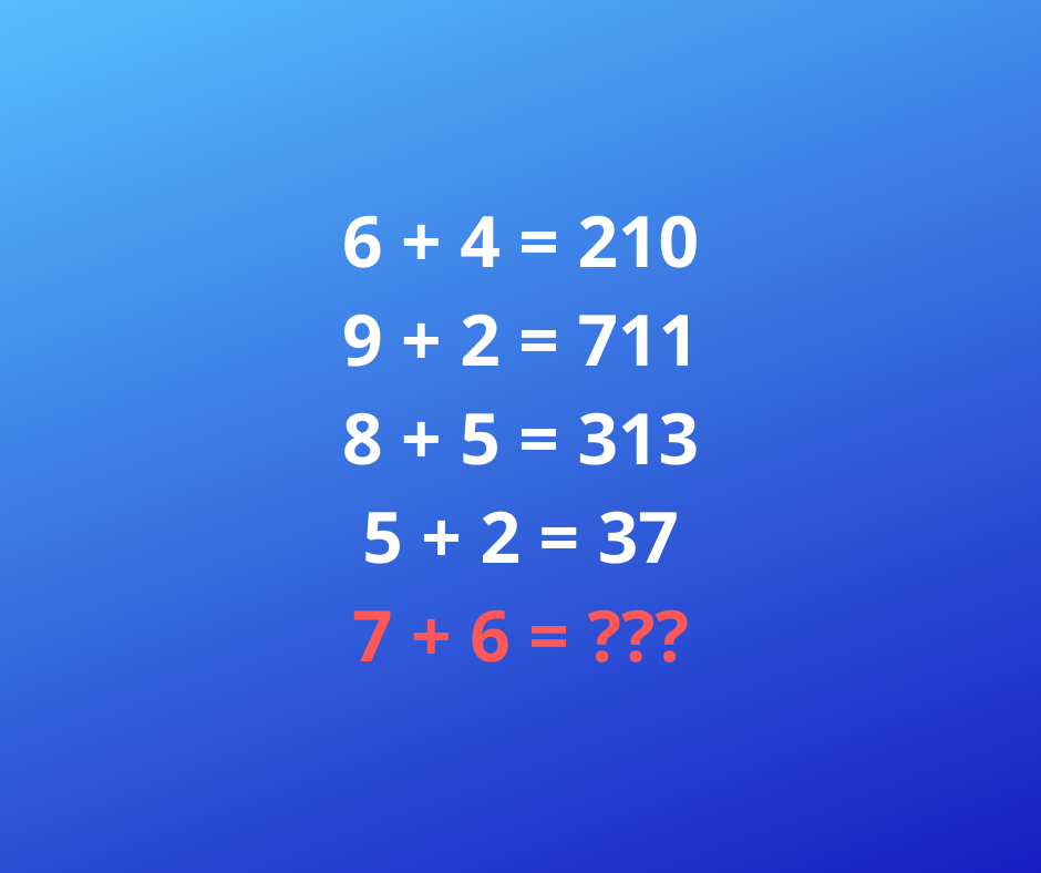 Enigme du jour : si vous arrivez à résoudre ce problème en une minute ...