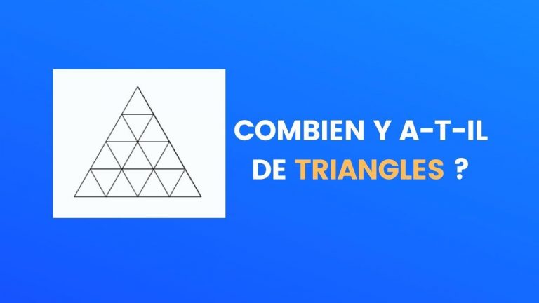 Énigme du jour : combien y a-t-il de triangles
