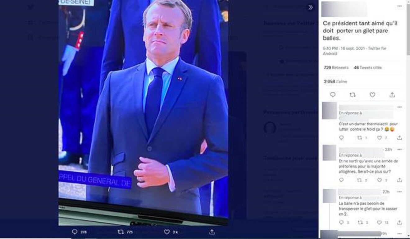 Emmanuel Macron menacé par arme à feu ? Ce que l'on sait