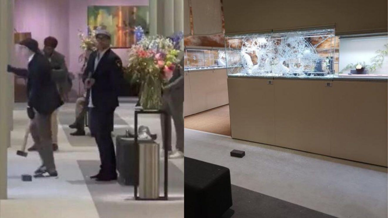 Braquage armé en pleine foire d'art : les images sont stupéfiantes (vidéo)
