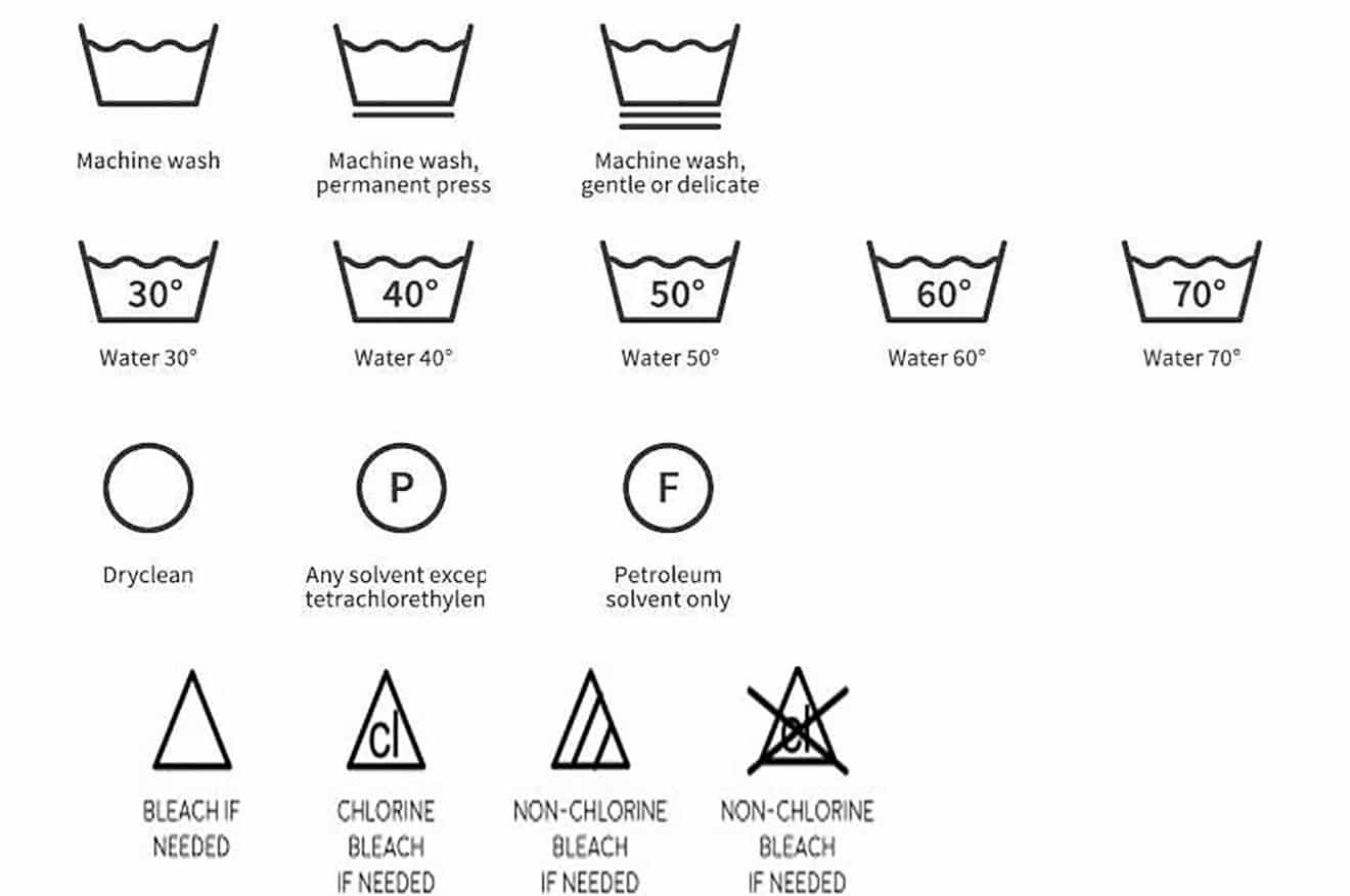 Comment décoder les symboles de lavage sur les vêtements