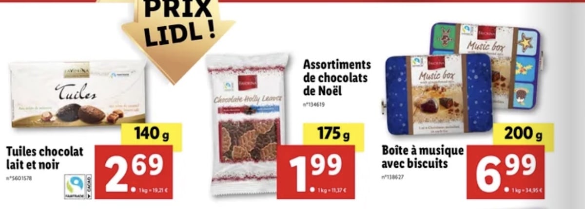 Lidl dévoile ses chocolats de Noël pour vous régaler sans vous ruiner