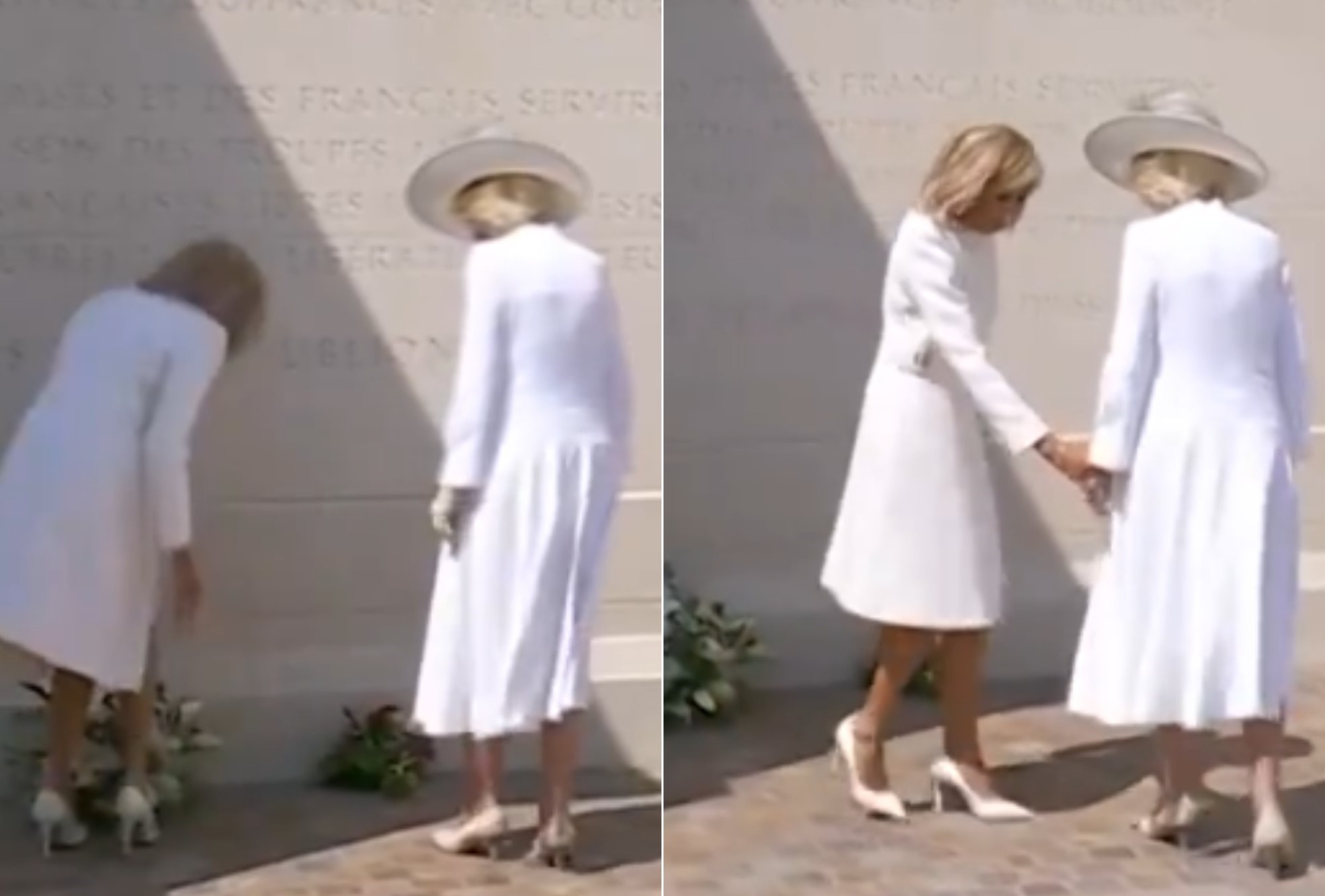 Brigitte Macron se prend un gros vent par Camilla durant la ...