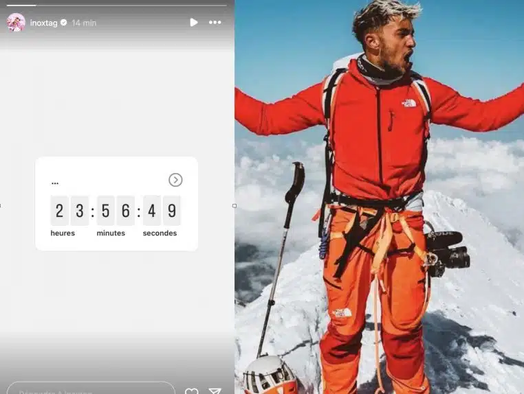 Inoxtag est de retour, le youtubeur fait une annonce sur Instagram