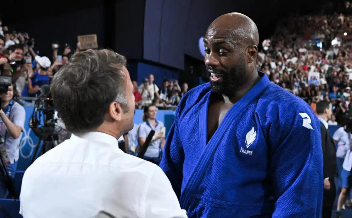 Teddy Riner harcelé par Emmanuel Macron : Il balance sur l'attitude du ...