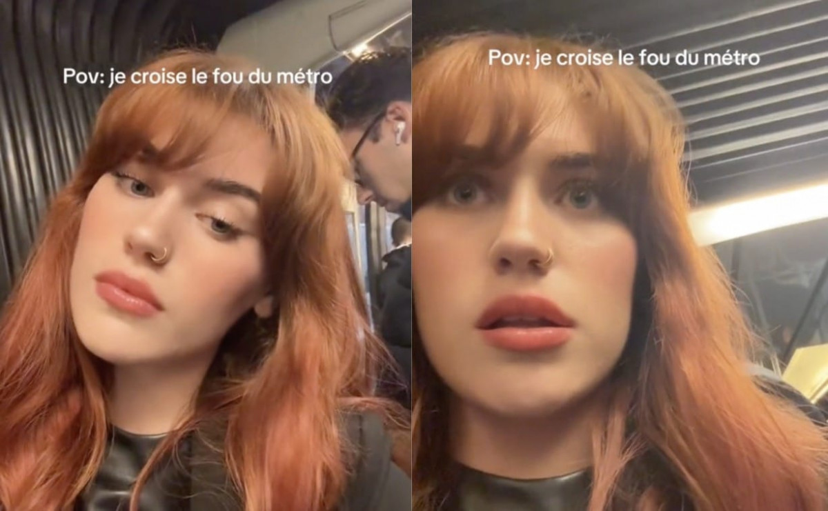 Carla Vyx croise le fou du métro (vidéo)
