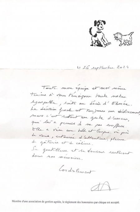 Il fait euthanasier son chien et reçoit une lettre bouleversante de sa ...