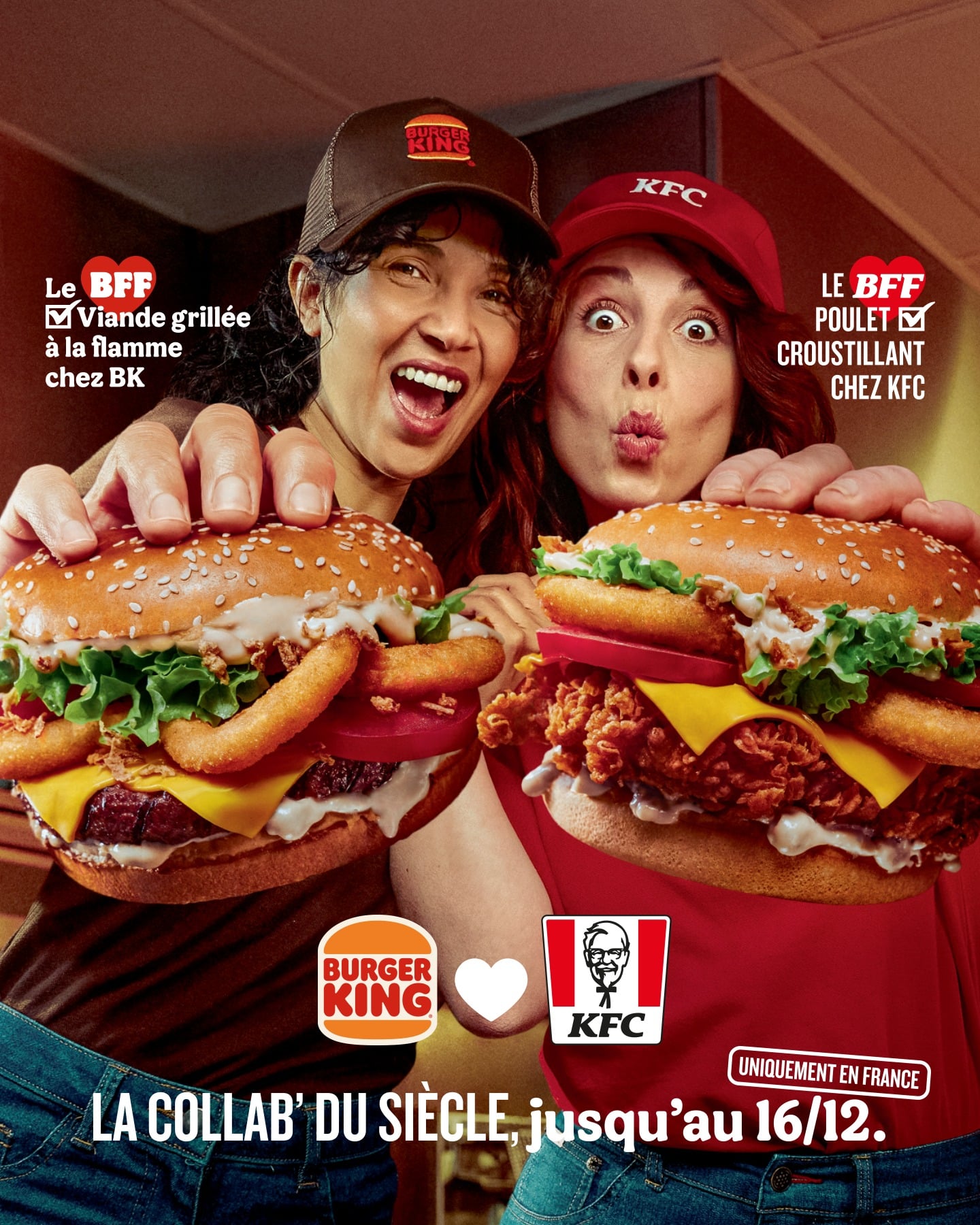 La collaboration improbable de KFC et Burger King