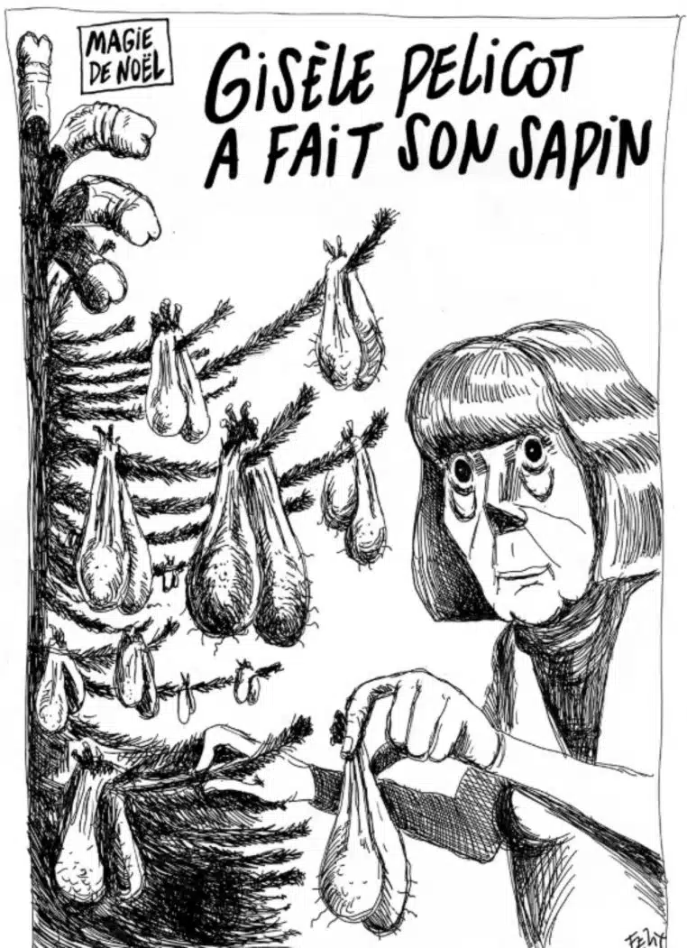 "De mauvais goût" : Charlie Hebdo publie un dessin de Gisèle Pelicot et ...
