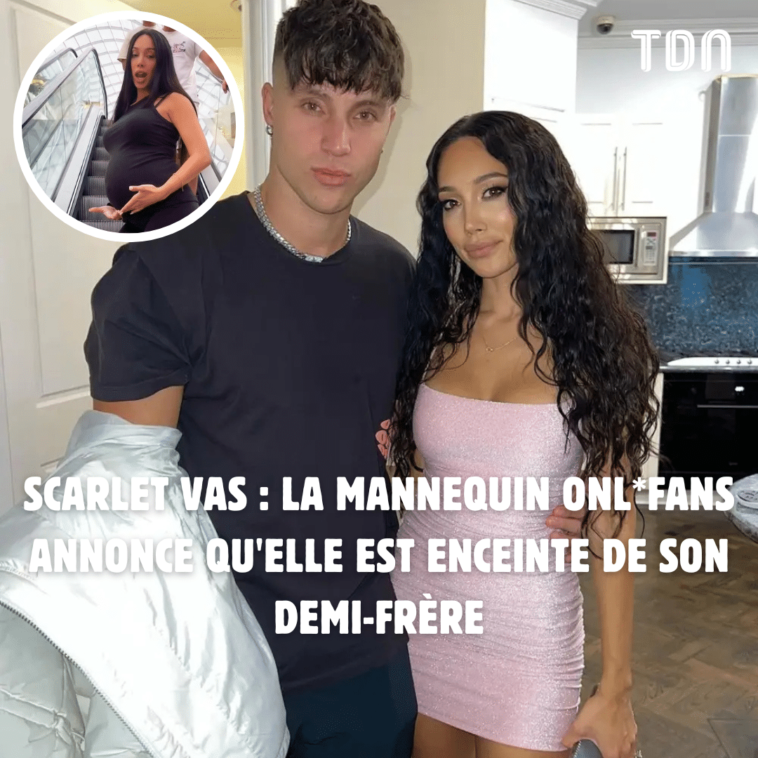 Scarlet Vas : la mannequin OnlyFans annonce qu'elle est enceinte de son demi-frère