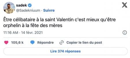 Les tweets les plus drôles sur la Saint-Valentin