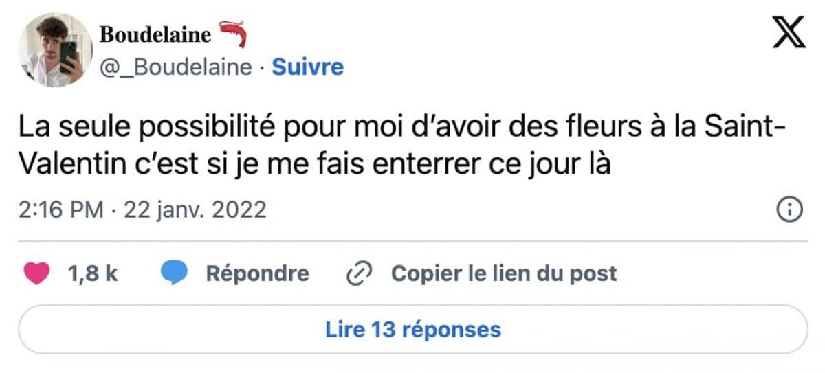 Les tweets les plus drôles sur la Saint-Valentin