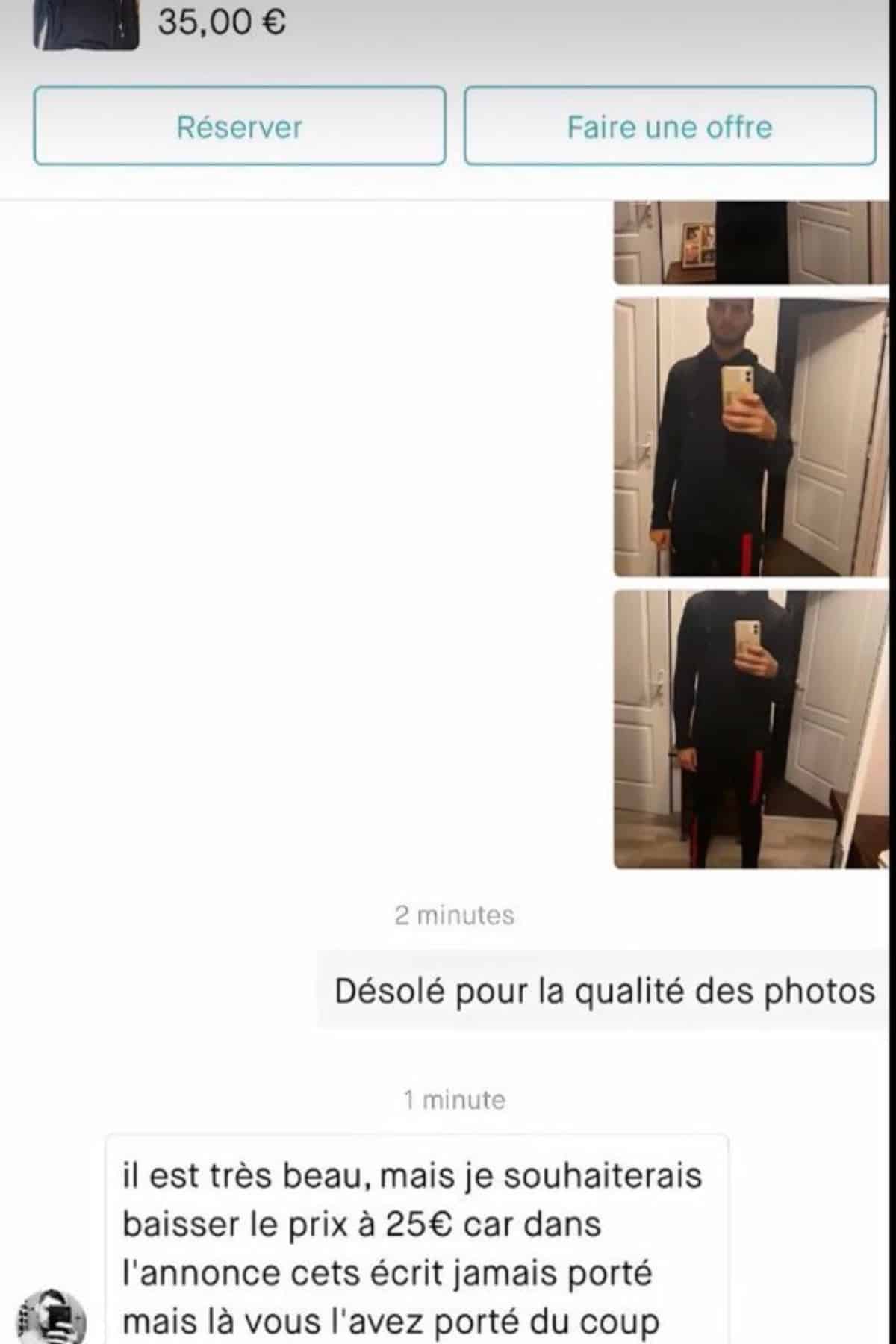 Les messages les plus drôles de Vinted