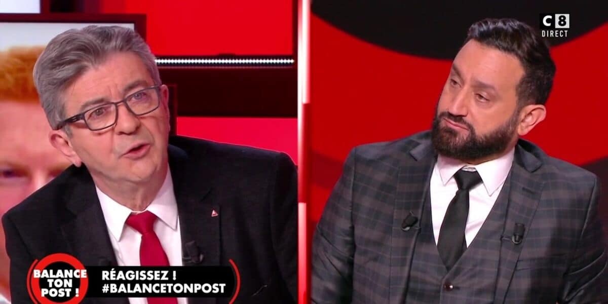 Affiche sur Cyril Hanouna : Jean-Luc Mélenchon assure que LFI "n'est pas antisémite"