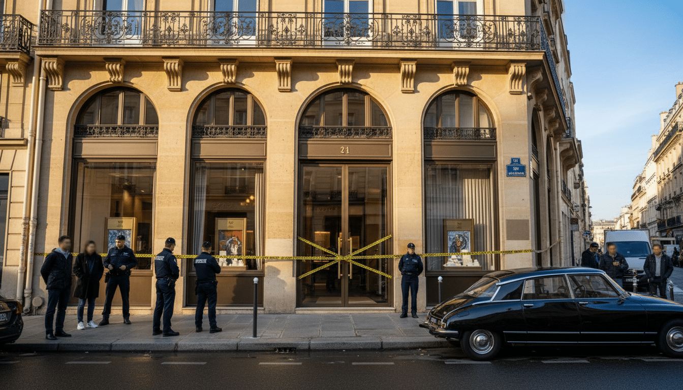 Braquage en plein Paris : il tire dans le mur d'une boutique de montres ...
